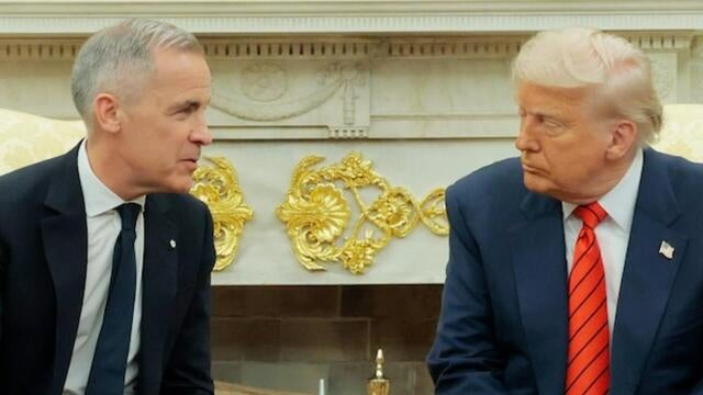 Trump tells Carney, "never say never" to Canada becoming 51st state