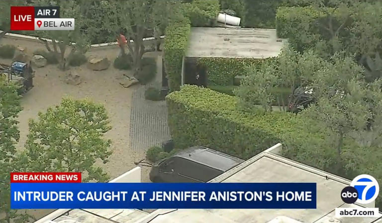 Jennifer Aniston gate-crash suspect being investigated for possible stalking after felony arrest ...
