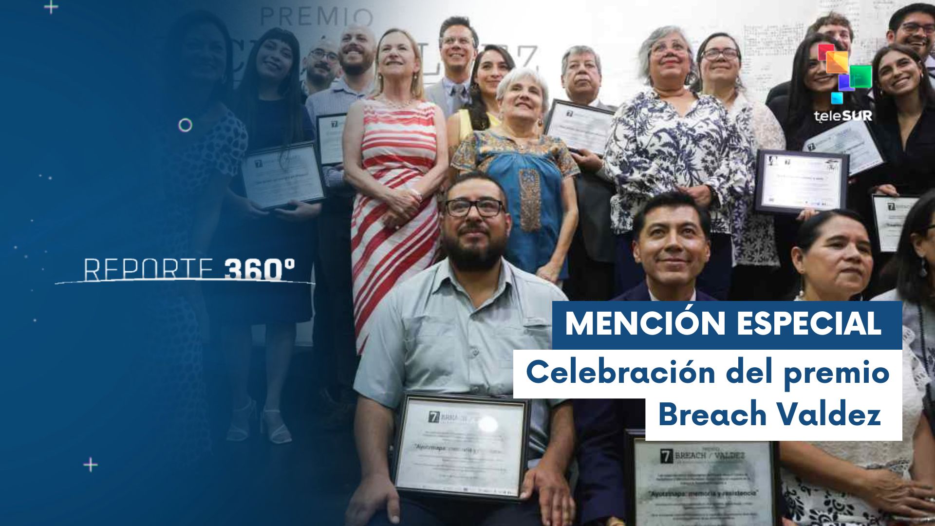 Equipo de corresponsalía de teleSUR en México recibió mención especial