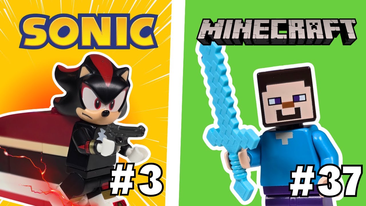 100 Video Game Characters in LEGO