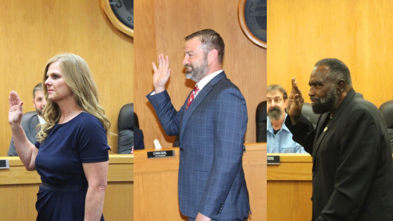 Duncan City Council holds swearing-in ceremonies, elects Vice Mayor ...