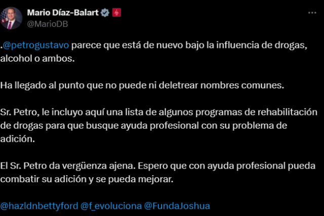 Mario Diaz-Balart ahora recomienda centros de rehabilitación al ...