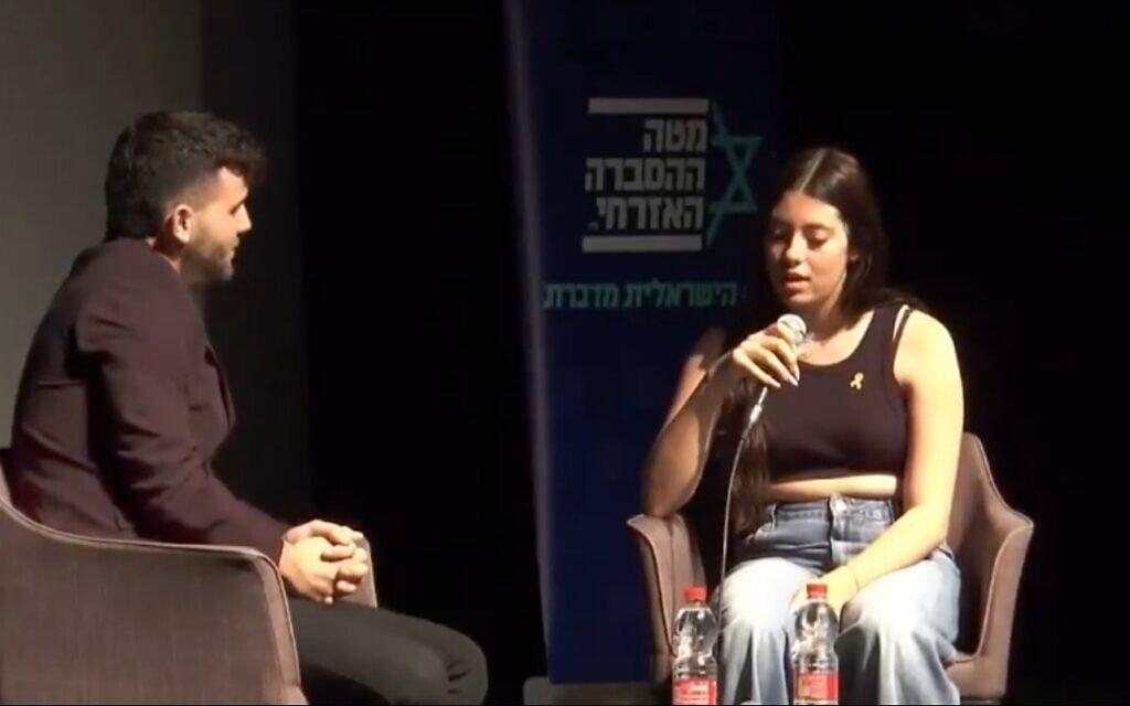 Teen ex-hostage says Hamas captor would touch her, tell her he wanted ...