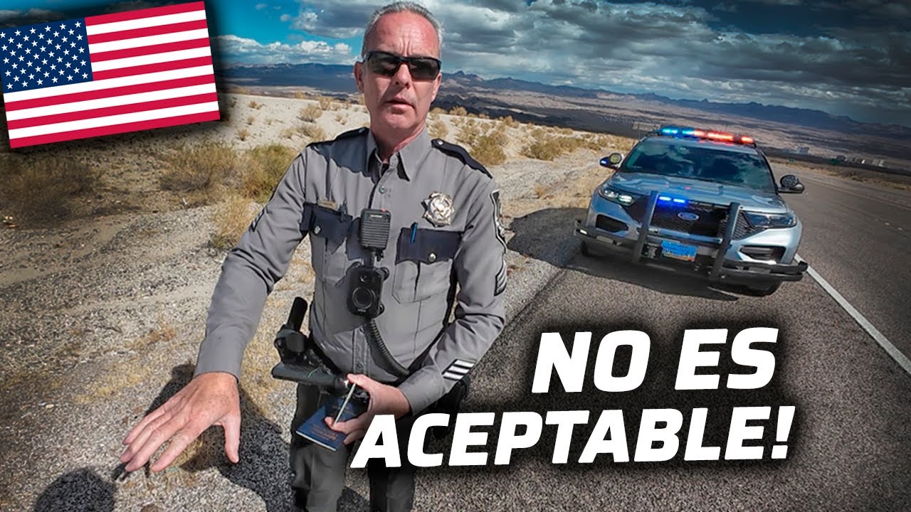 Me Detiene la Policía Yendo Hacia Las Vegas👀😲 | Nevada 🇺🇲