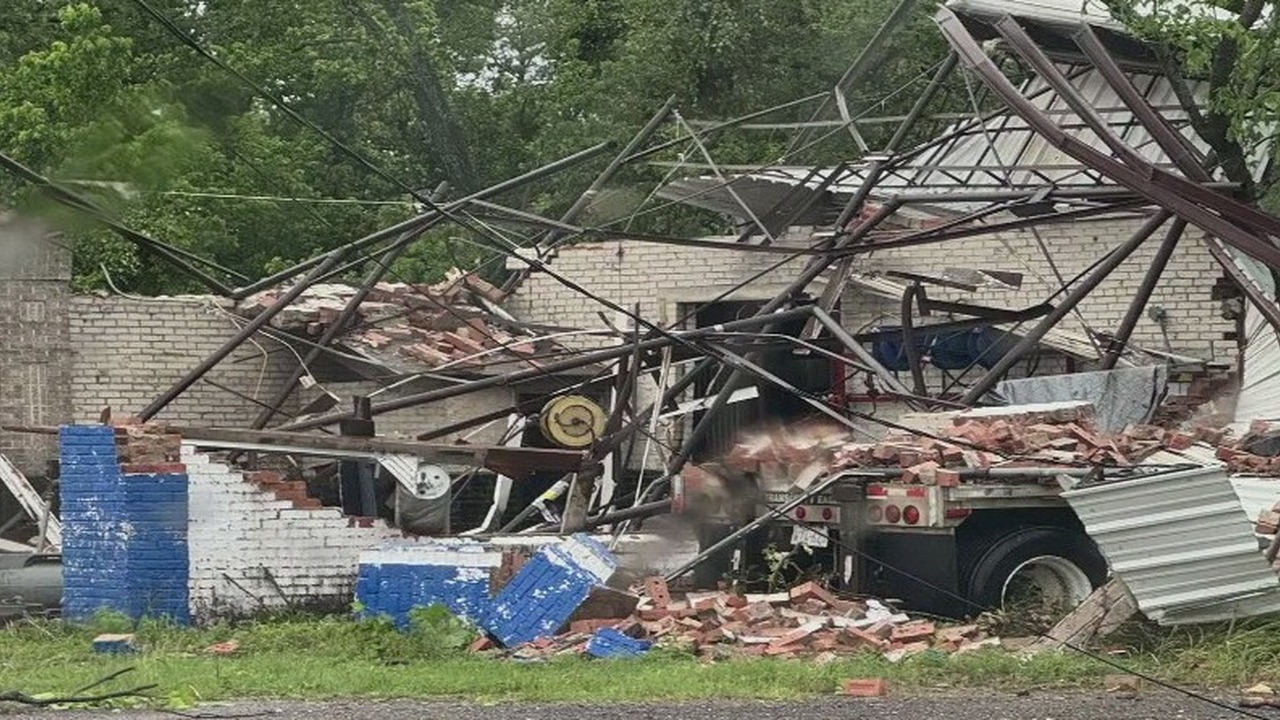 Texas storm damage, forecast