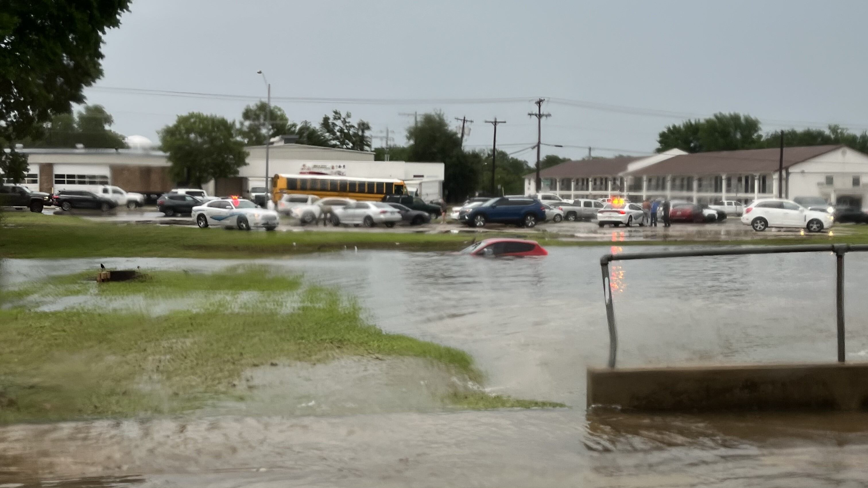 Severe weather in the Brazos Valley floods roadways, knocks out power