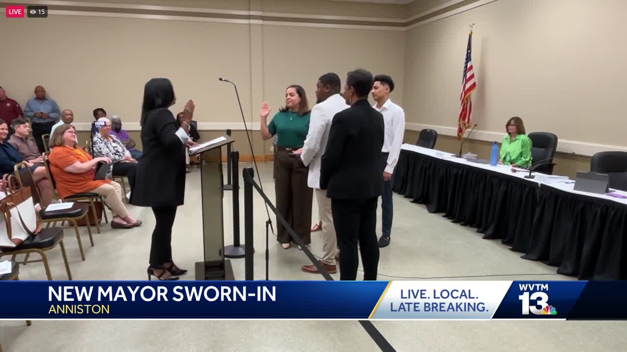 City of Anniston holds swearing-in ceremony for new mayor Ciara Smith