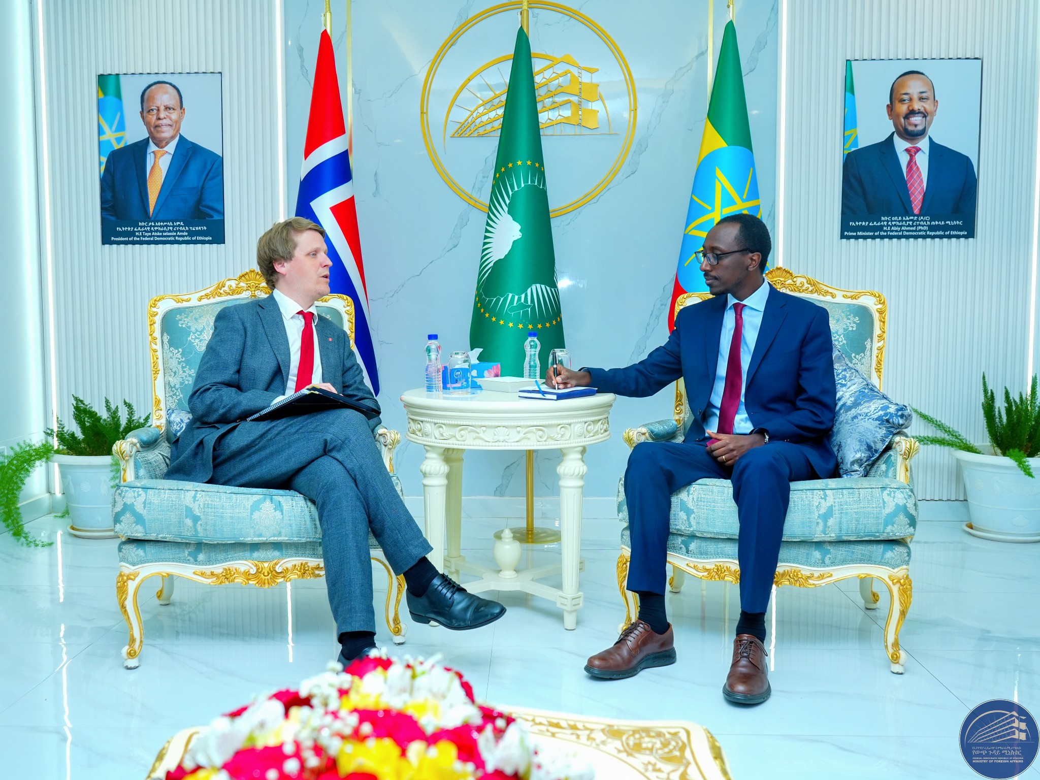 FM Gedion Meets with Minister of International Development of Norway