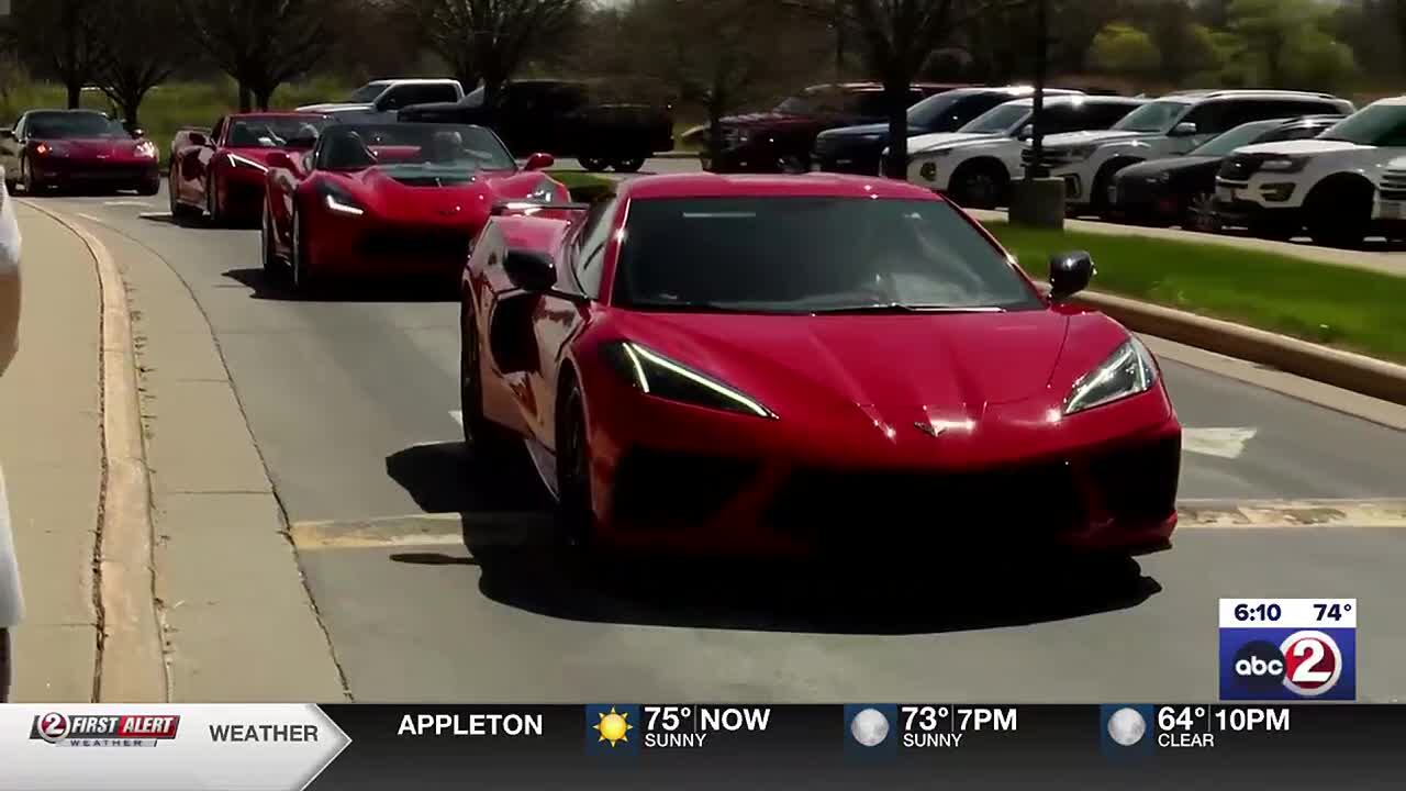 Bay Harbor teachers given rides in corvettes for Teacher Appreciation Week