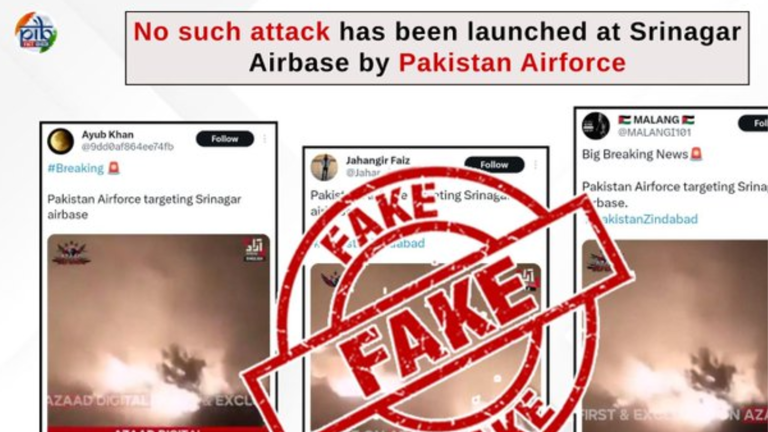 Was Srinagar Airbase, Indian Brigade HQ Hit By Pakistan Post Operation Sindoor? Debunking Fake ...