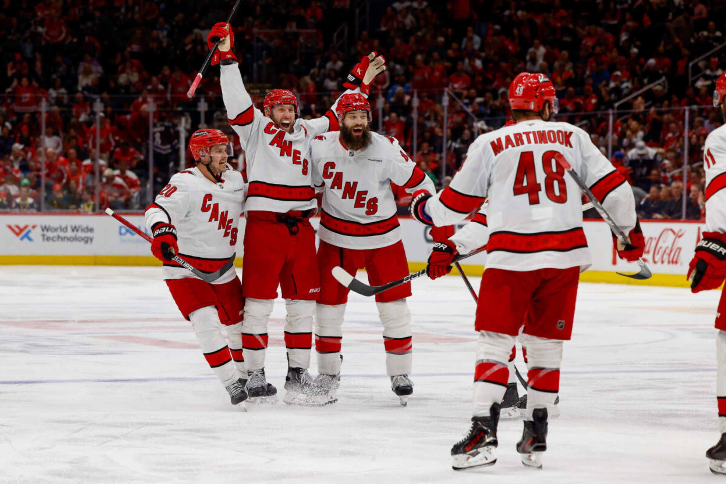 Hurricanes’ Slavin Overtime Goal Claims 2-1 Win Over Capitals in Game 1