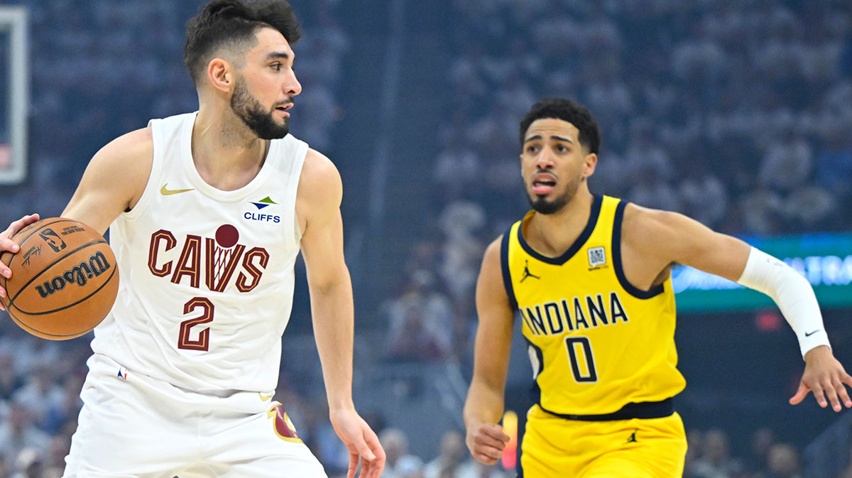 Pacers’ Tyrese Haliburton makes insane block to set up Bennedict ...