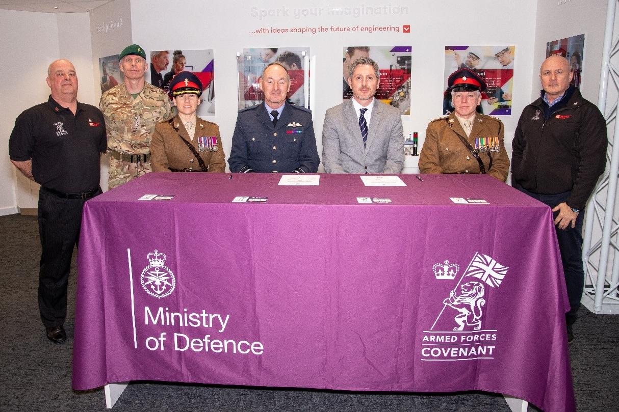 RS Corby signs Armed Forces covenant to support ex-military personnel