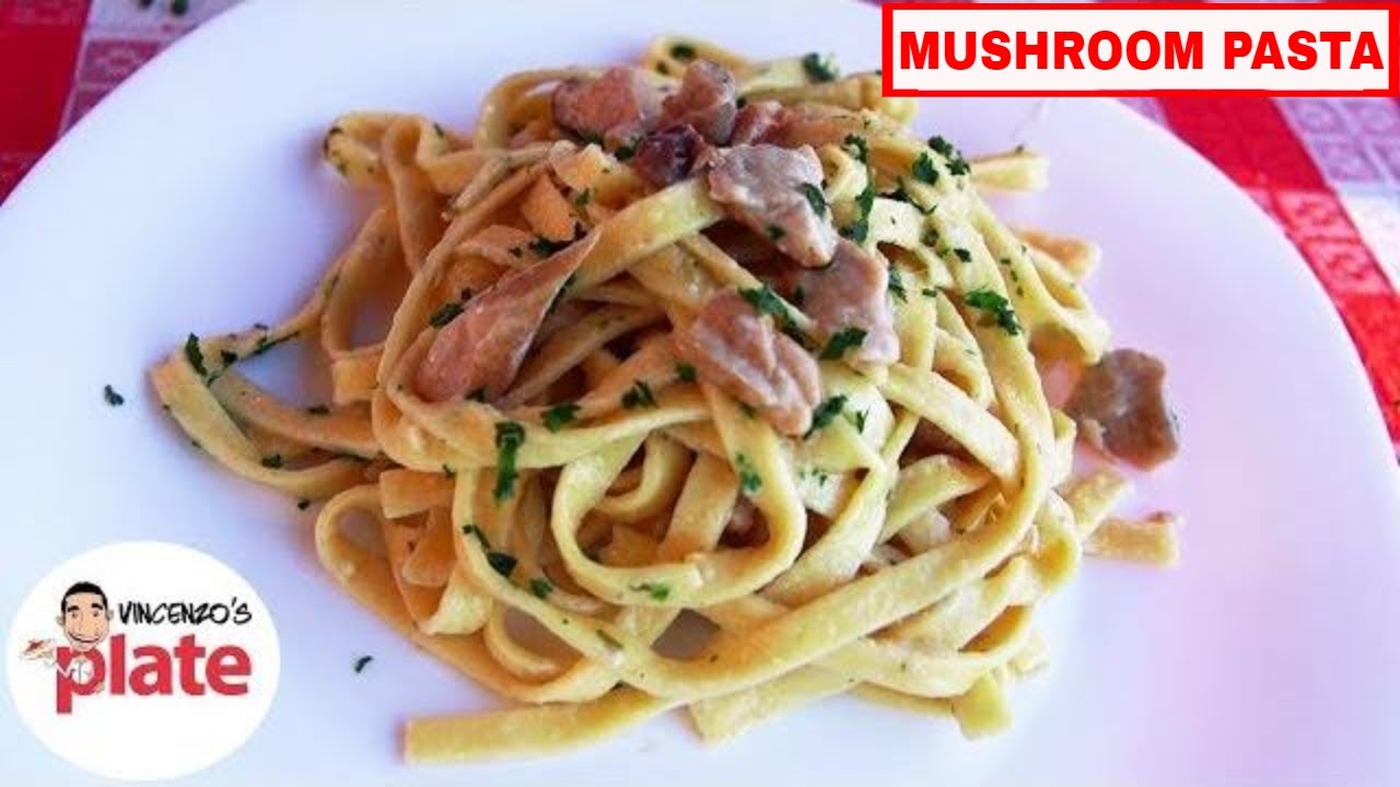 CREAMY MUSHROOM PASTA RECIPE - How to Make Tagliatelle ai Funghi Porcini