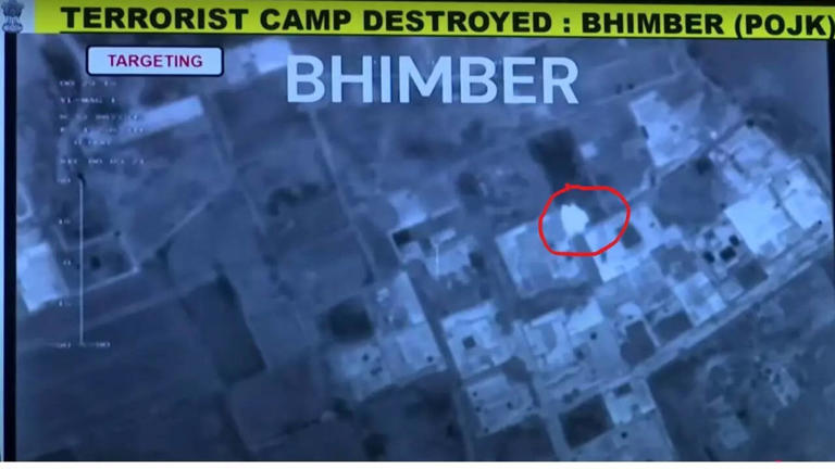 Operation Sindoor: Govt releases footage of Army bombing terror camps ...