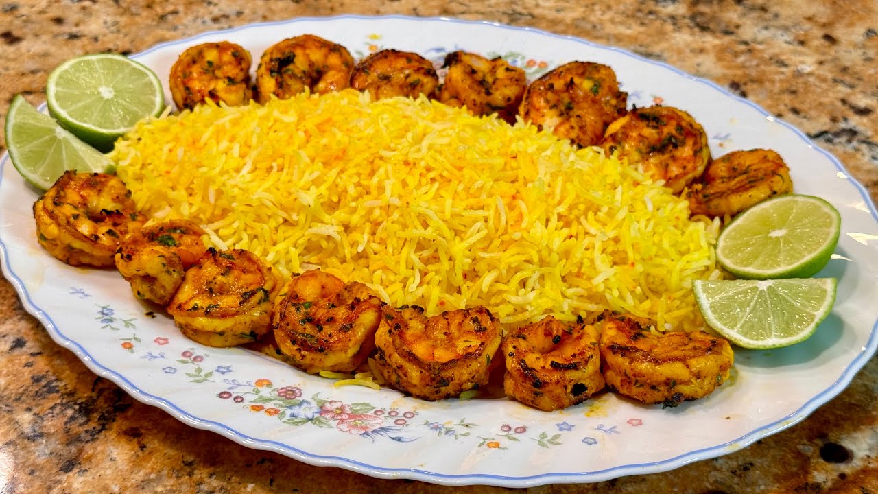 Persian Shrimp Kabab (Meygoo Kabob)
