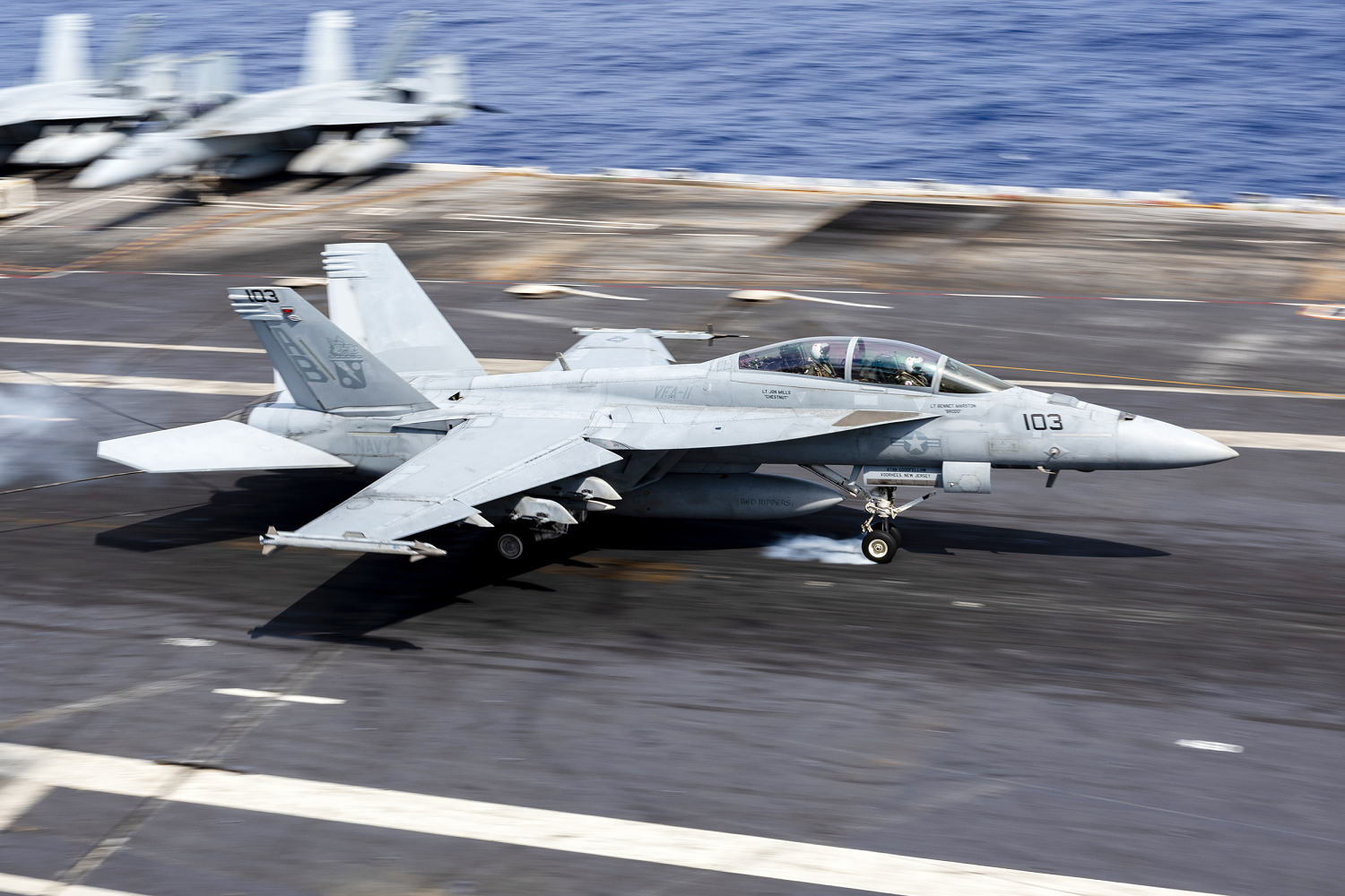 Another fighter jet lost at sea after falling off Harry S. Truman ...