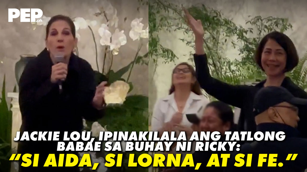 Jackie Lou Blanco eulogy for ex-husband Ricky Davao | PEP