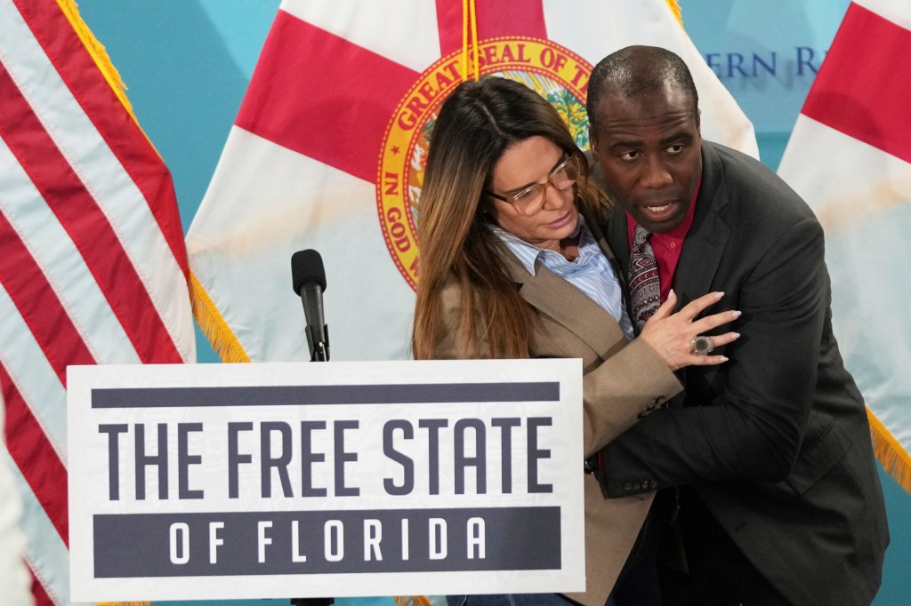 Florida surgeon general leaps onto stage and saves the day as state ...