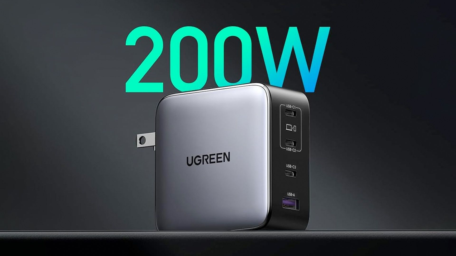 This 200W 4-Port USB-C Charger From UGREEN Is 30% Off Today