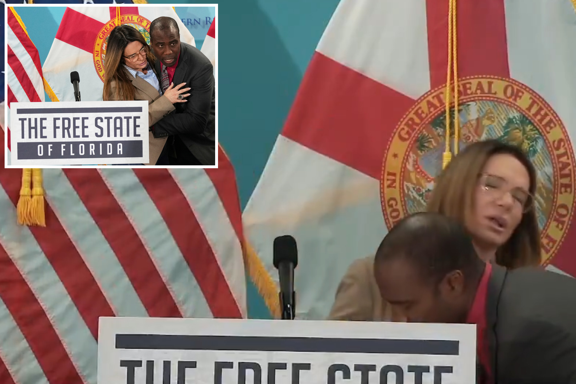 Florida surgeon general leaps onto stage and saves the day as state ...