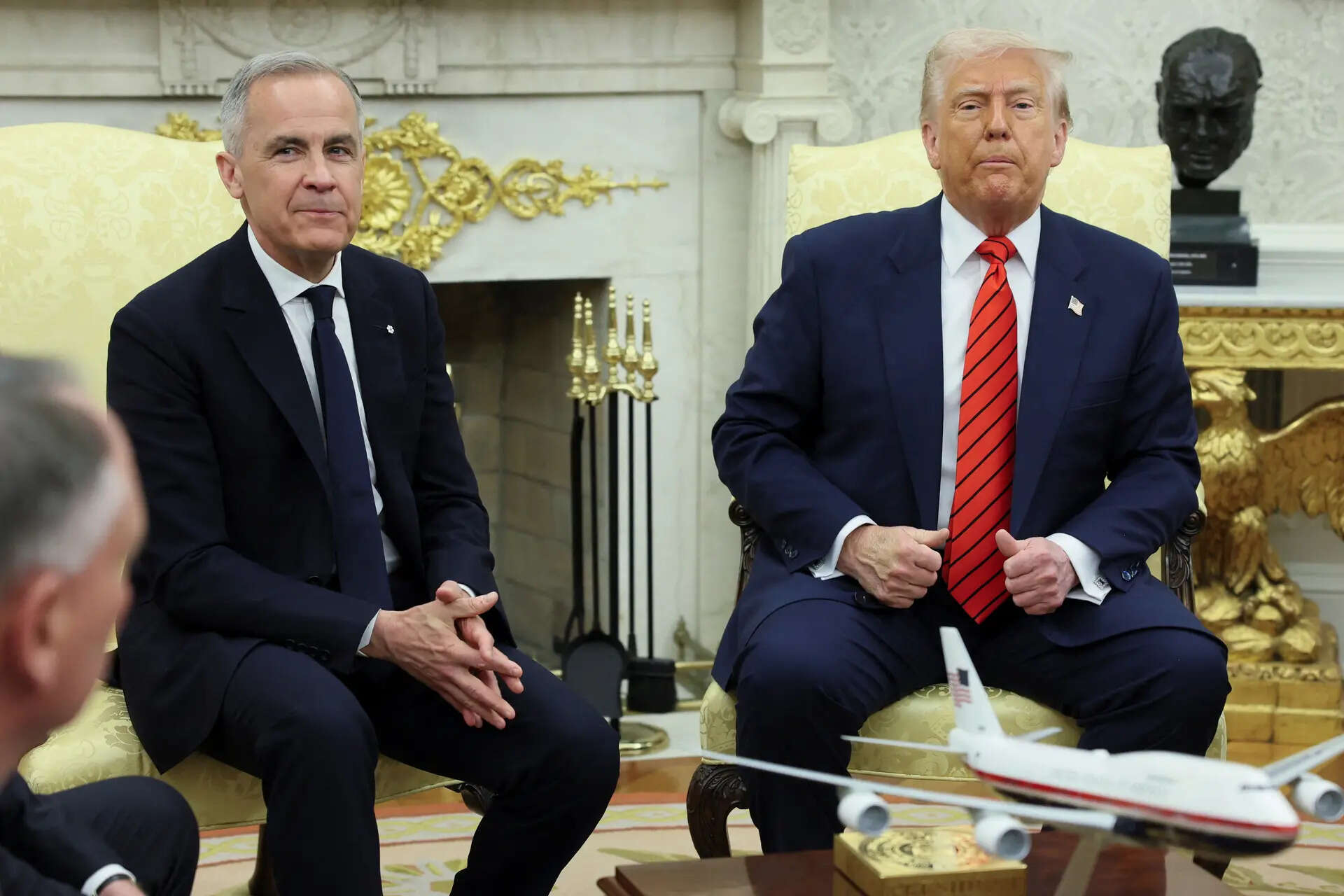 'Look at his face': Mark Carney's expressions create buzz online during his meet with Trump ...