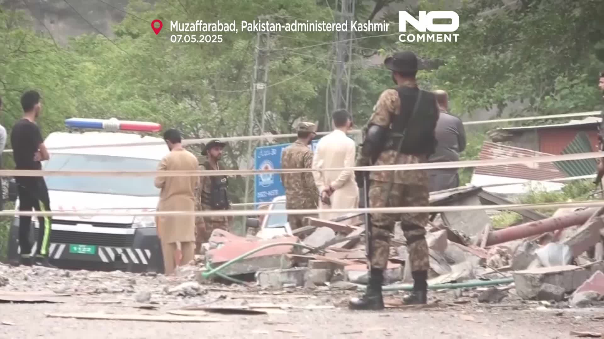 Missile strikes by India kill 19 in Pakistan-controlled territory