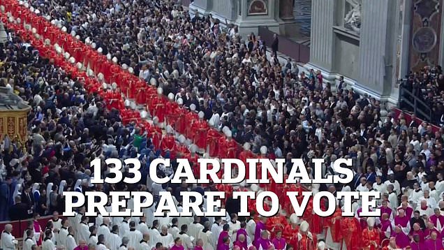 Cardinals gather for Mass before Conclave starts with voting
