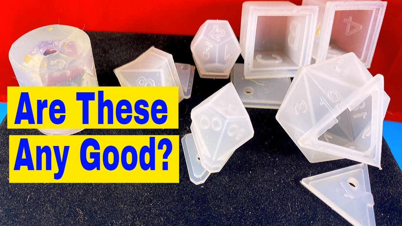 Cheap Resin Dice Mold Kits — Are They Any Good? | Honest DIY Resin Dice ...