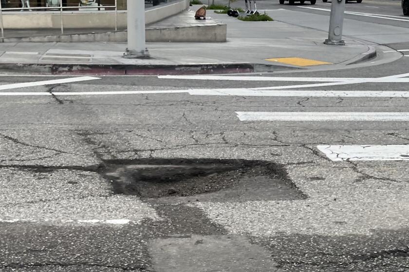 Contributor: You're not imagining it. LA has surrendered to the potholes
