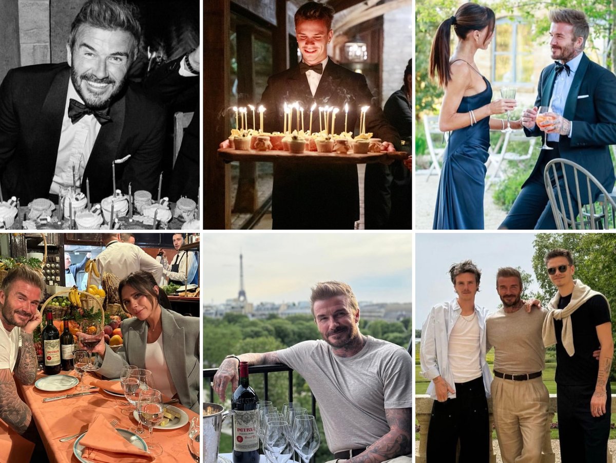 Inside David Beckham's many 50th birthday parties