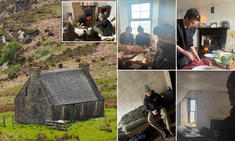 David Beckham took Cruz and Romeo to tiny hut on private island to ...