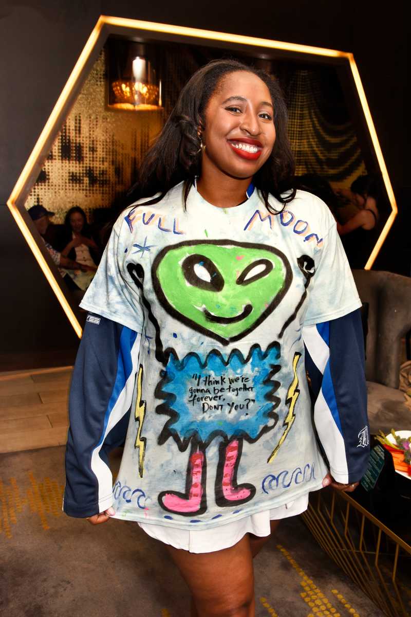 Art, drinks and ‘White Lotus’: Scooter LaForge’s upcycled tees wow at ...