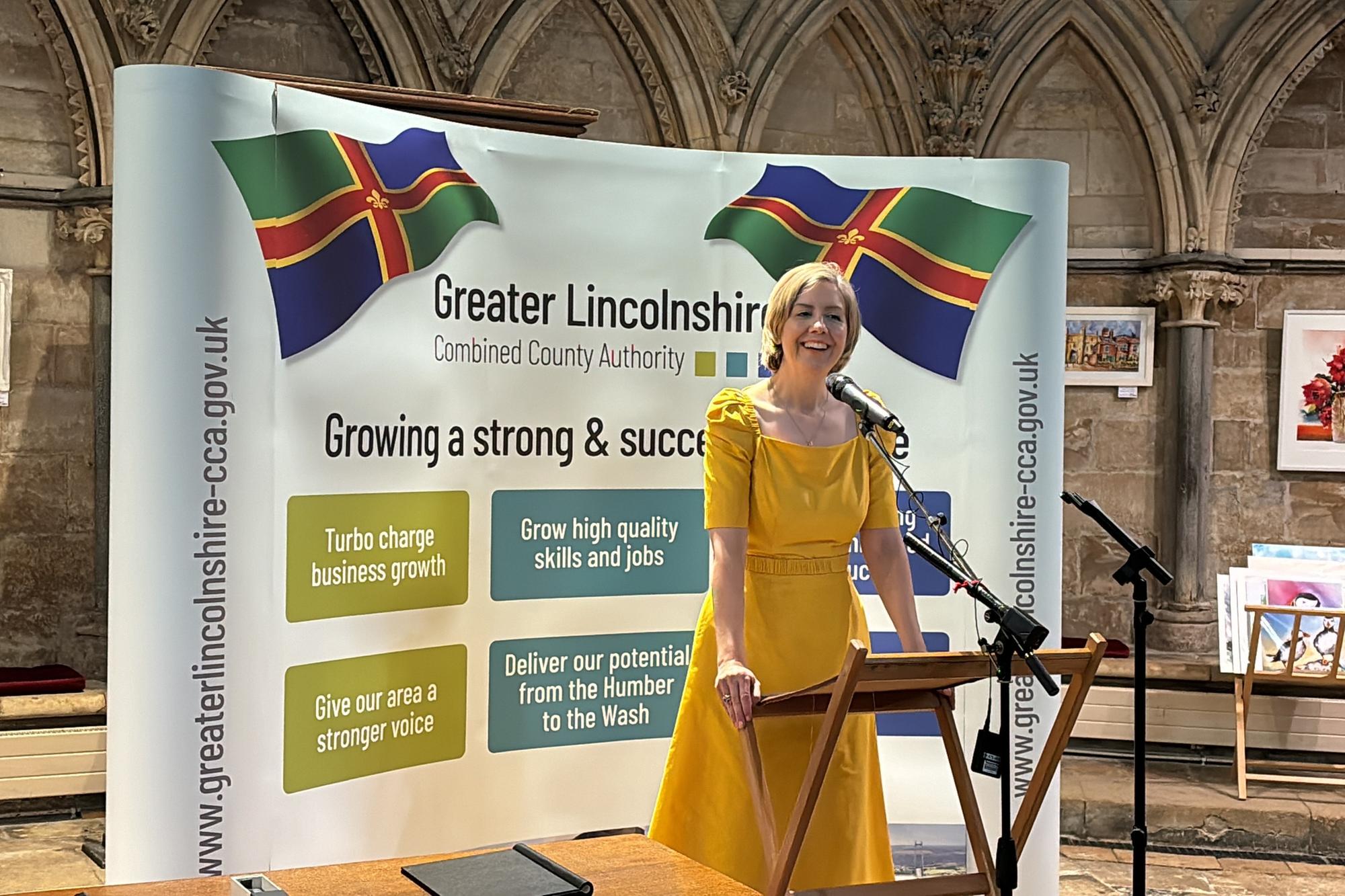 Dame Andrea Jenkyns sworn in as first Mayor of Greater Lincolnshire