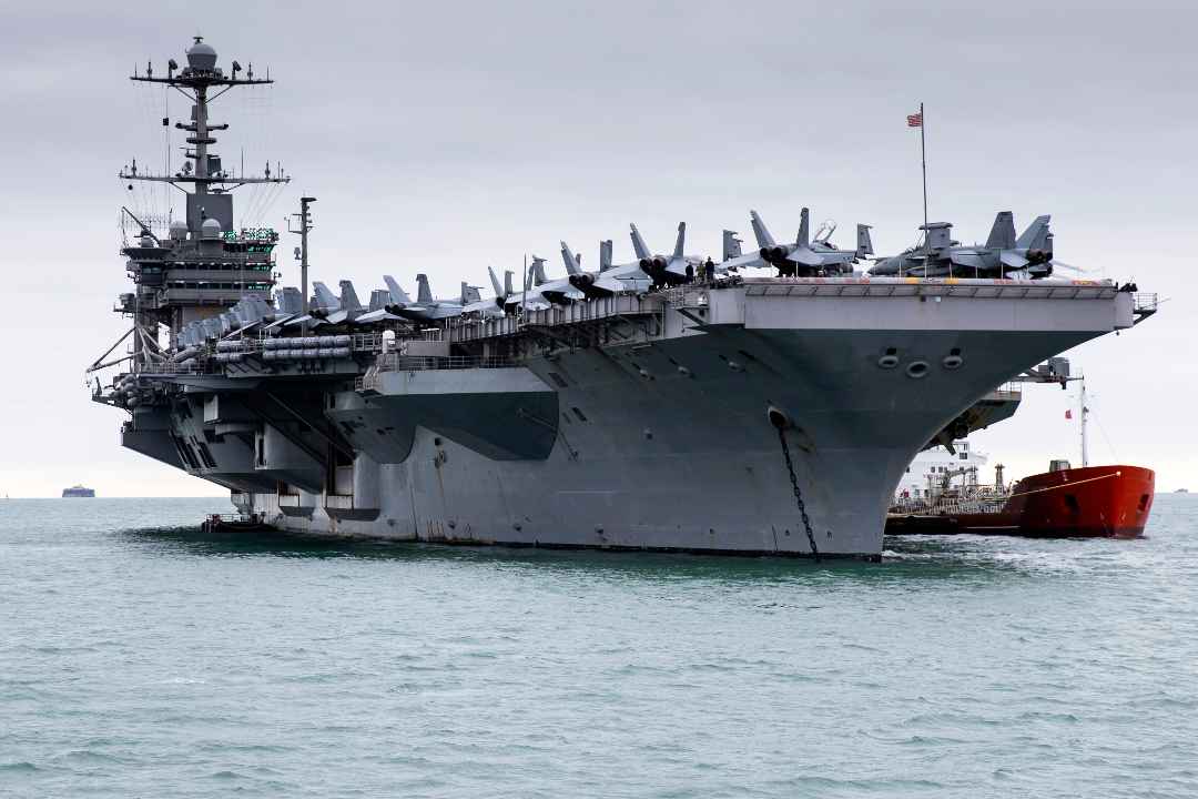 2 jets 1 carrier: second fighter plops into sea from same ship