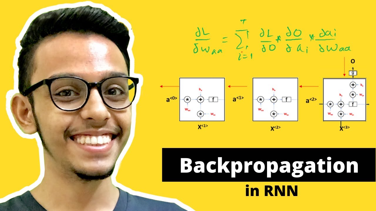 Backpropagation through time explained for RNNs
