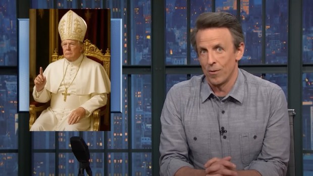 Seth Meyers Jokes That Melania Trump Voted for Donald as Pope to Secure Divorce | Video