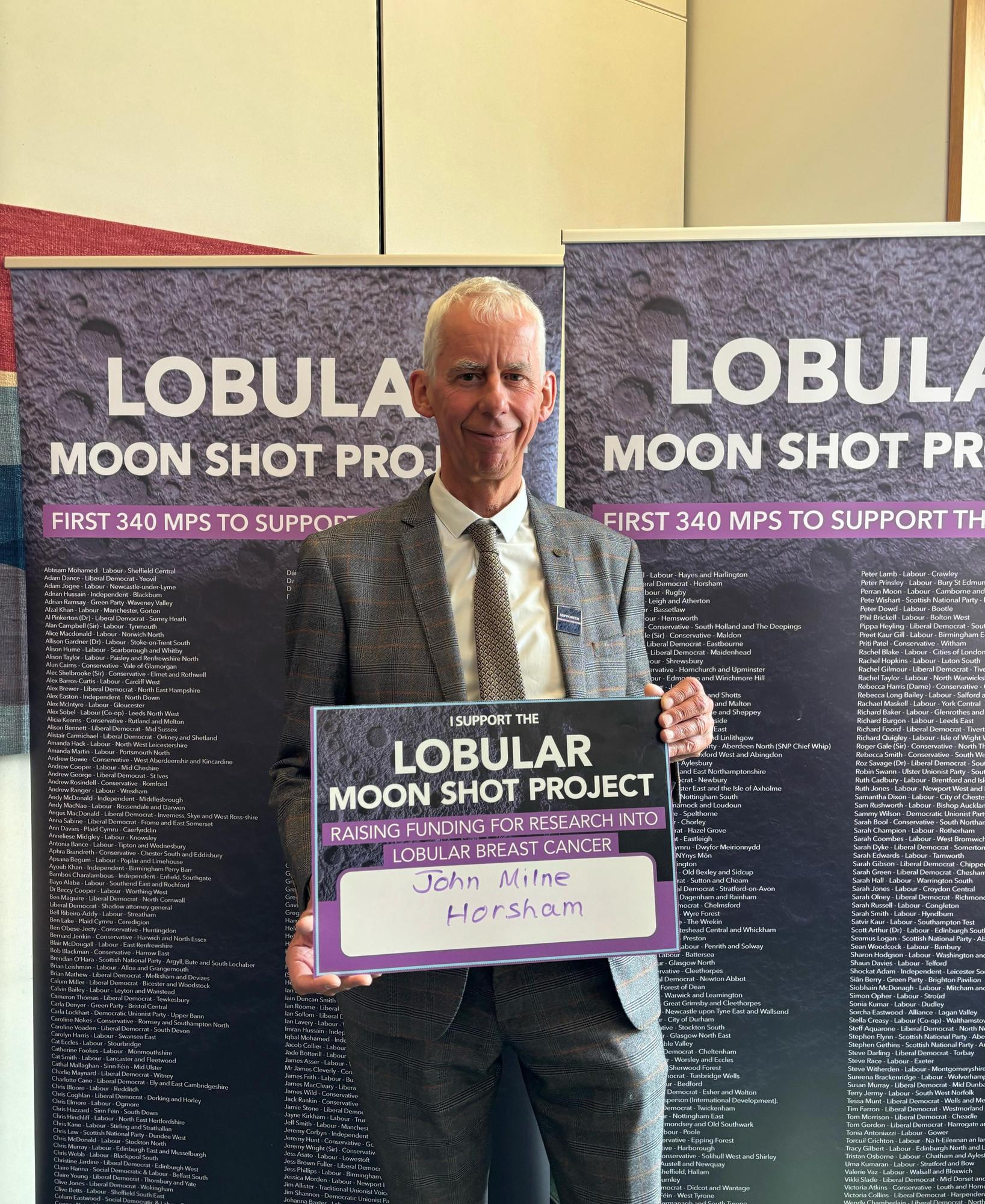 Political opinion: John Milne MP and Lobular Moon Shot Project lead ...