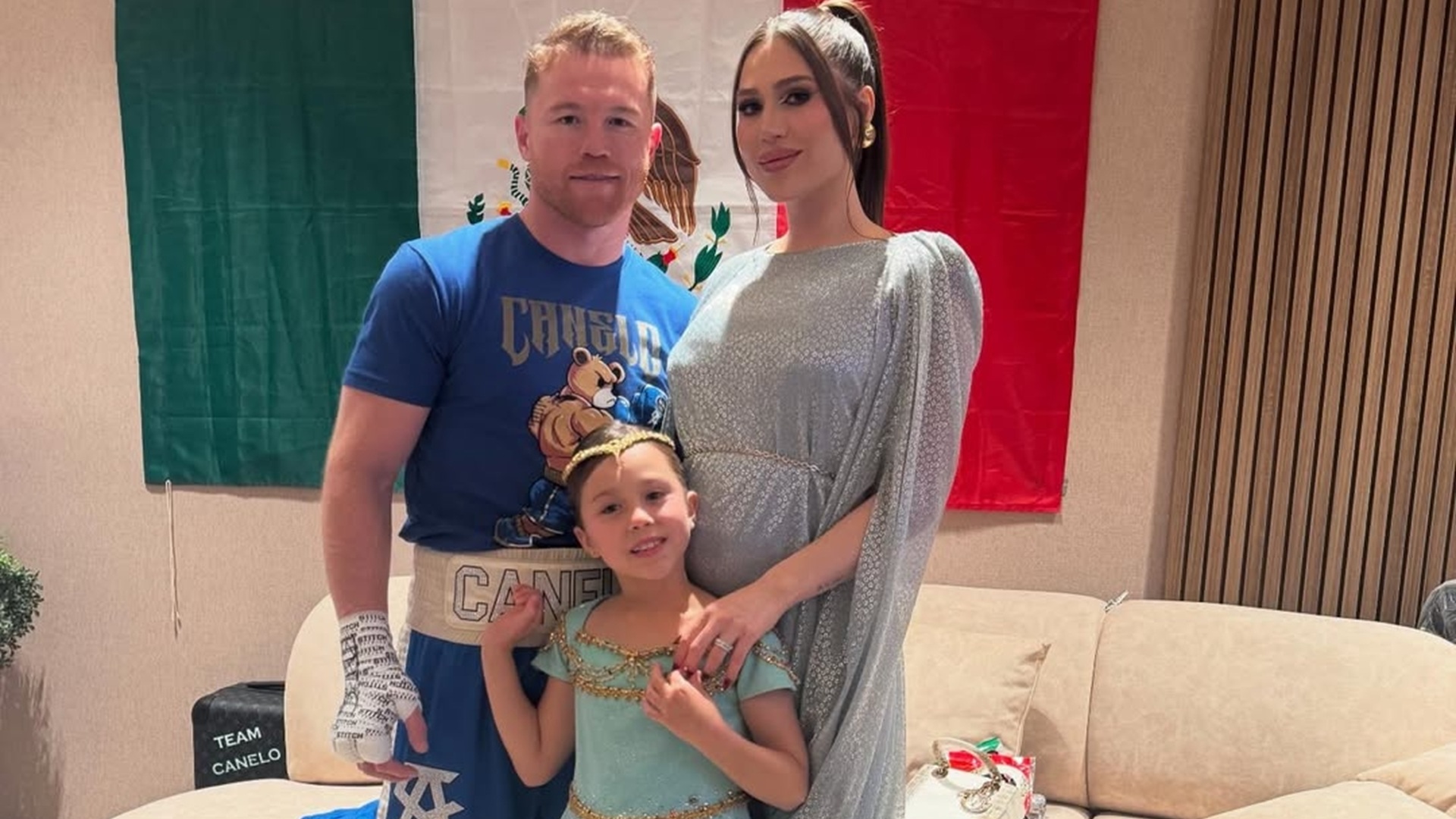 Esposa de ‘El Canelo’ presume su baby bump en Arabia Saudita