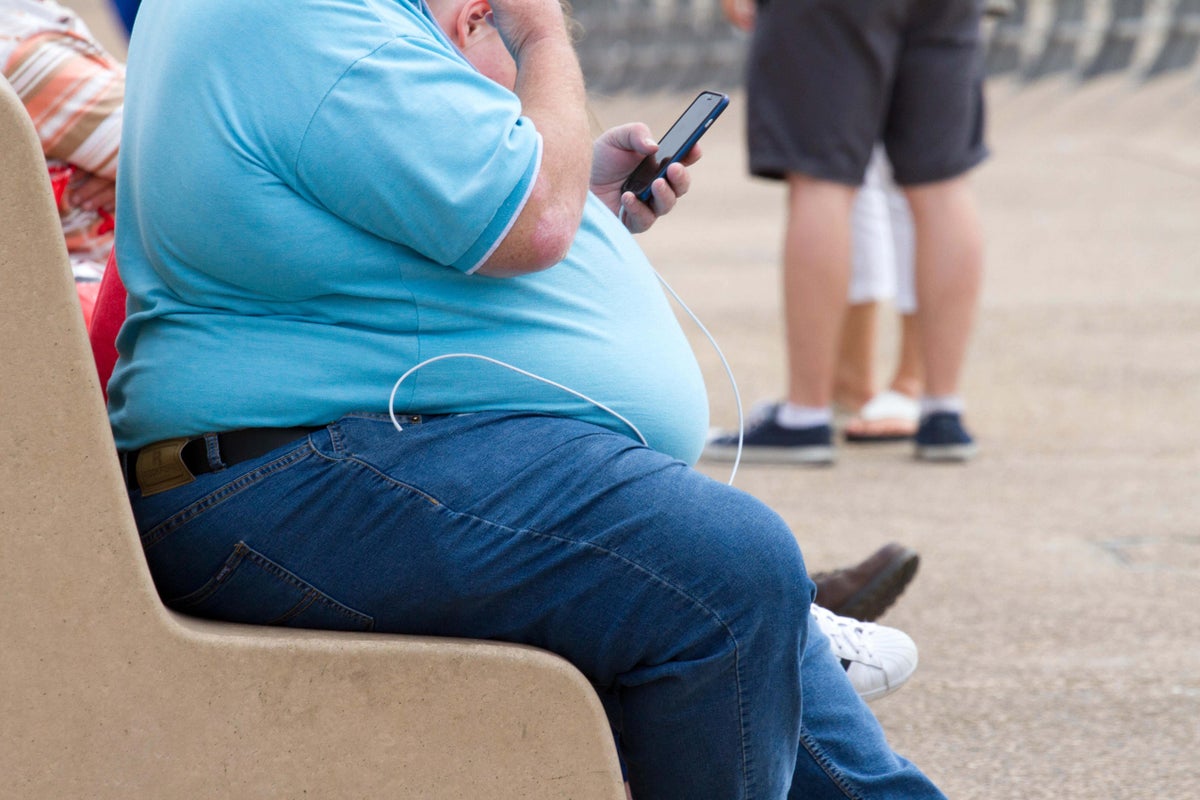 Rise in local areas in England with at least a third of adults obese