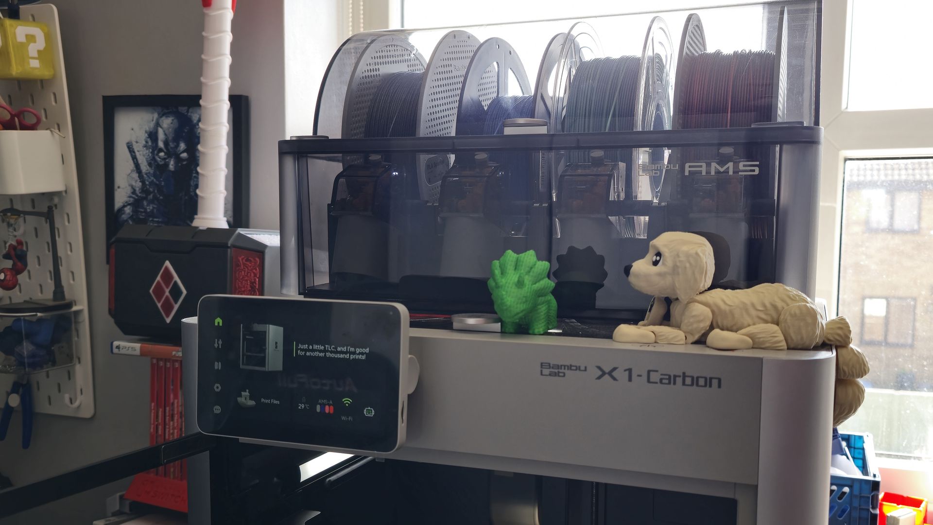 I finally got a Bambu Lab X1 Carbon 3D printer, and I'm never going back