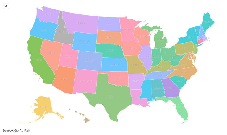 Map Shows Rarest Baby Names in Each State