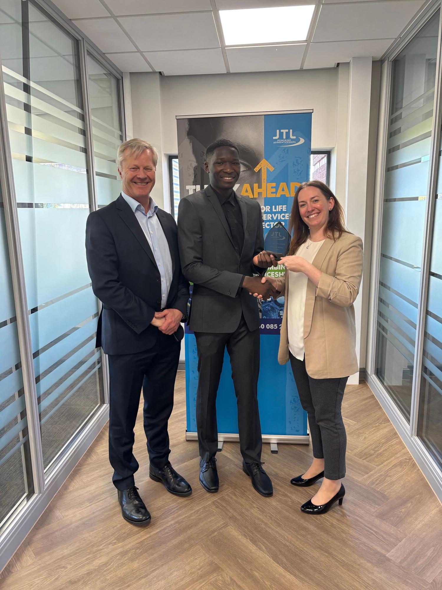 Derby man crowned Apprentice of the Year at JTL Apprenticeship Awards 2025