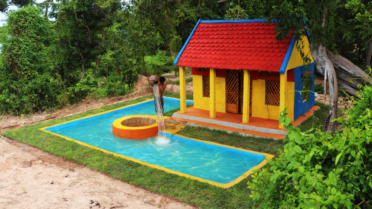Modern underground pool with private water wells!