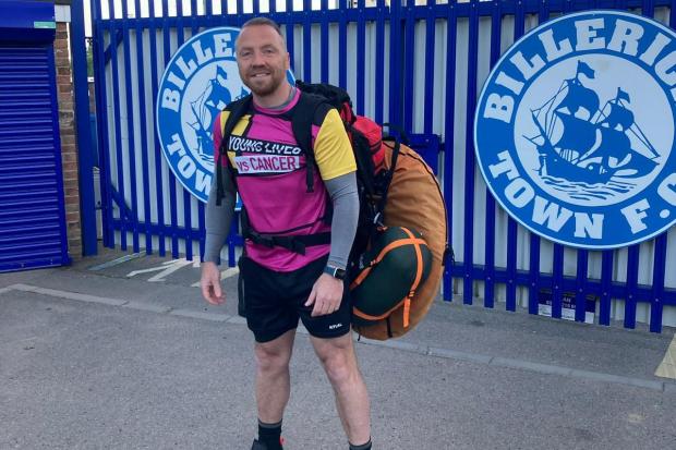 Welsh dad walks 192 miles to raise money for children with cancer