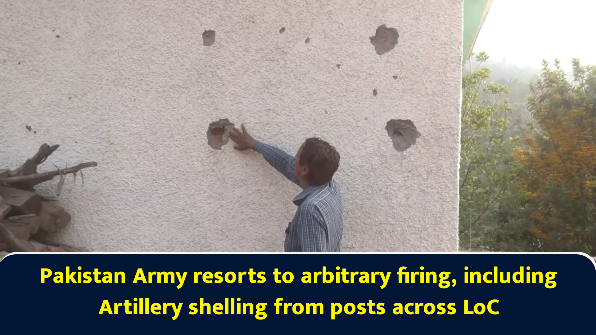 Pakistan Army resorts to arbitrary firing, including Artillery shelling ...