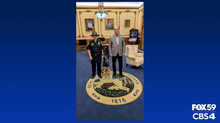 Indiana State Capitol Police K9 retires after 10 years of service