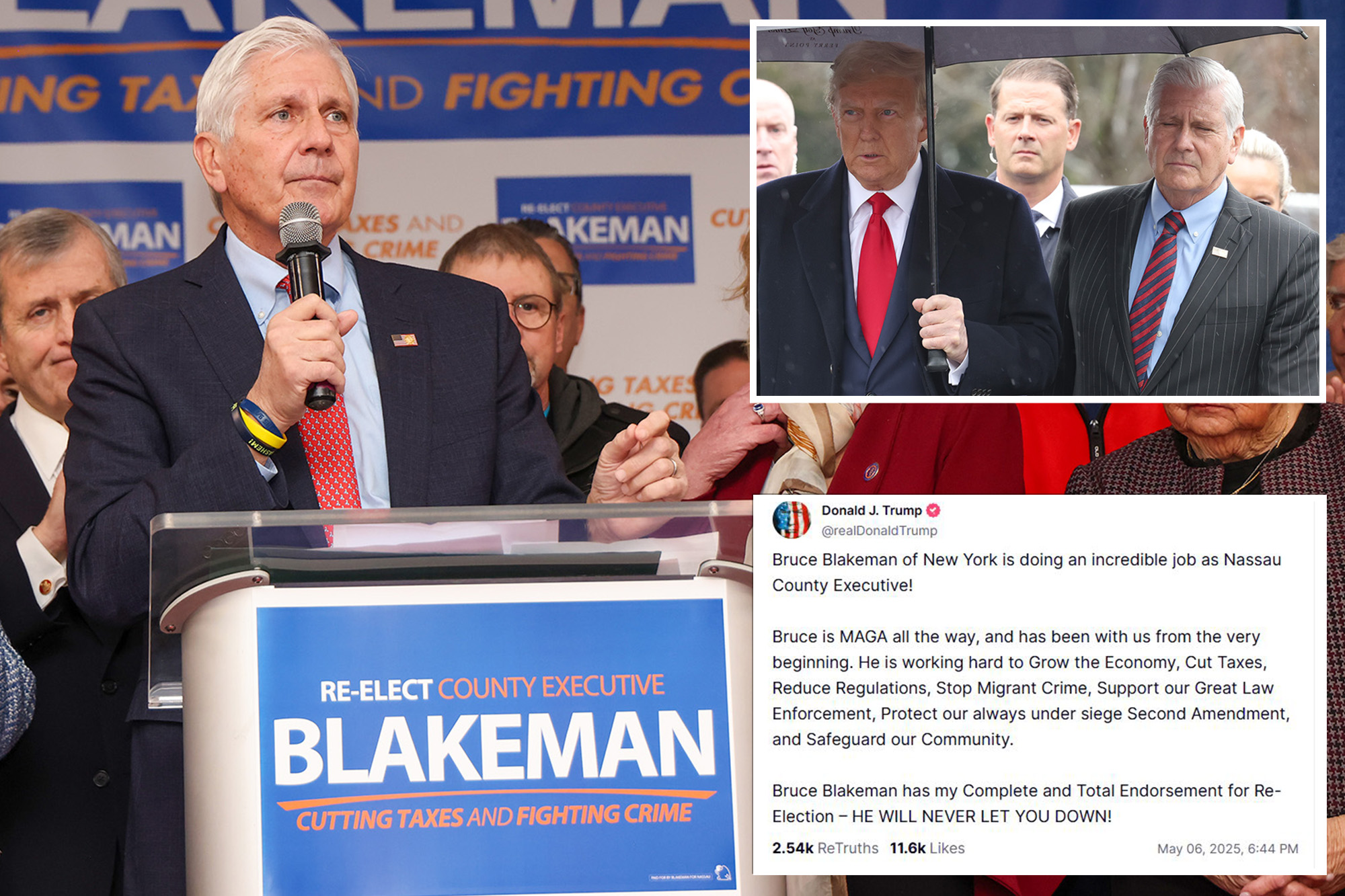 Trump gives big boost to Long Island politician with ‘MAGA all the way ...