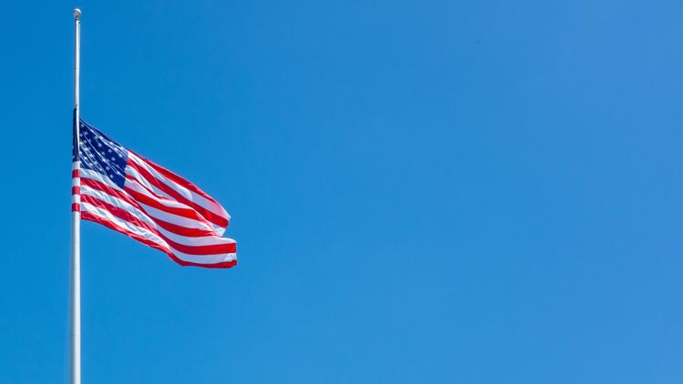 Here's why flags are at half-staff today