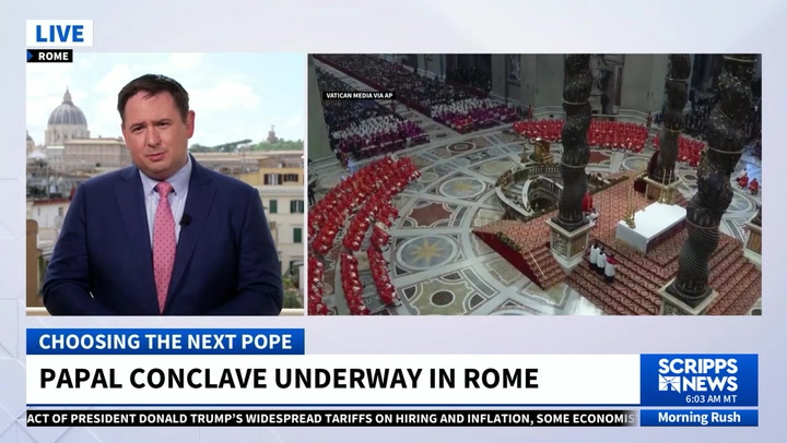 Cardinals Sequestered for Papal Conclave in Rome